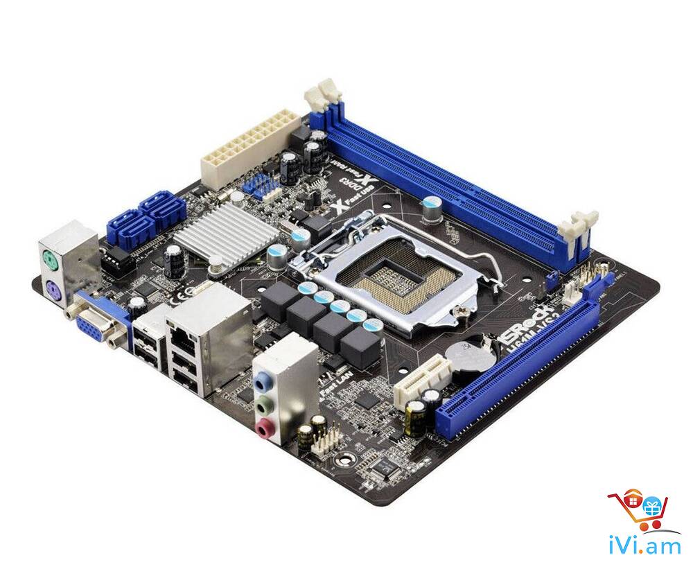 Մայրասալիկ mainboard ASRock H61M-VS3 LGA 1155 Intel H61 USB2 SATA VGA ...