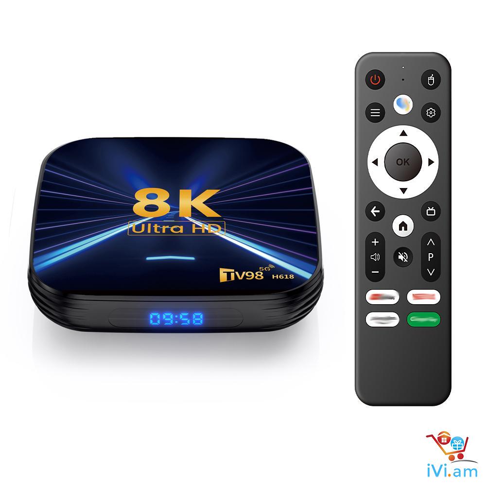 TV Box TV98 H618 4GB/32GB 8K dual WiFi6 Android-14 - Էլեկտրոնիկա › TV և ...